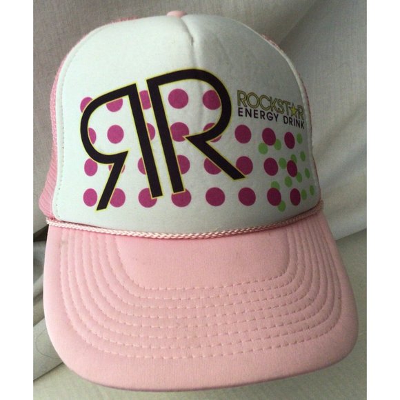 Nissun | Accessories | Rockstar Energy Drink Trucker Pink Cap Hat ...